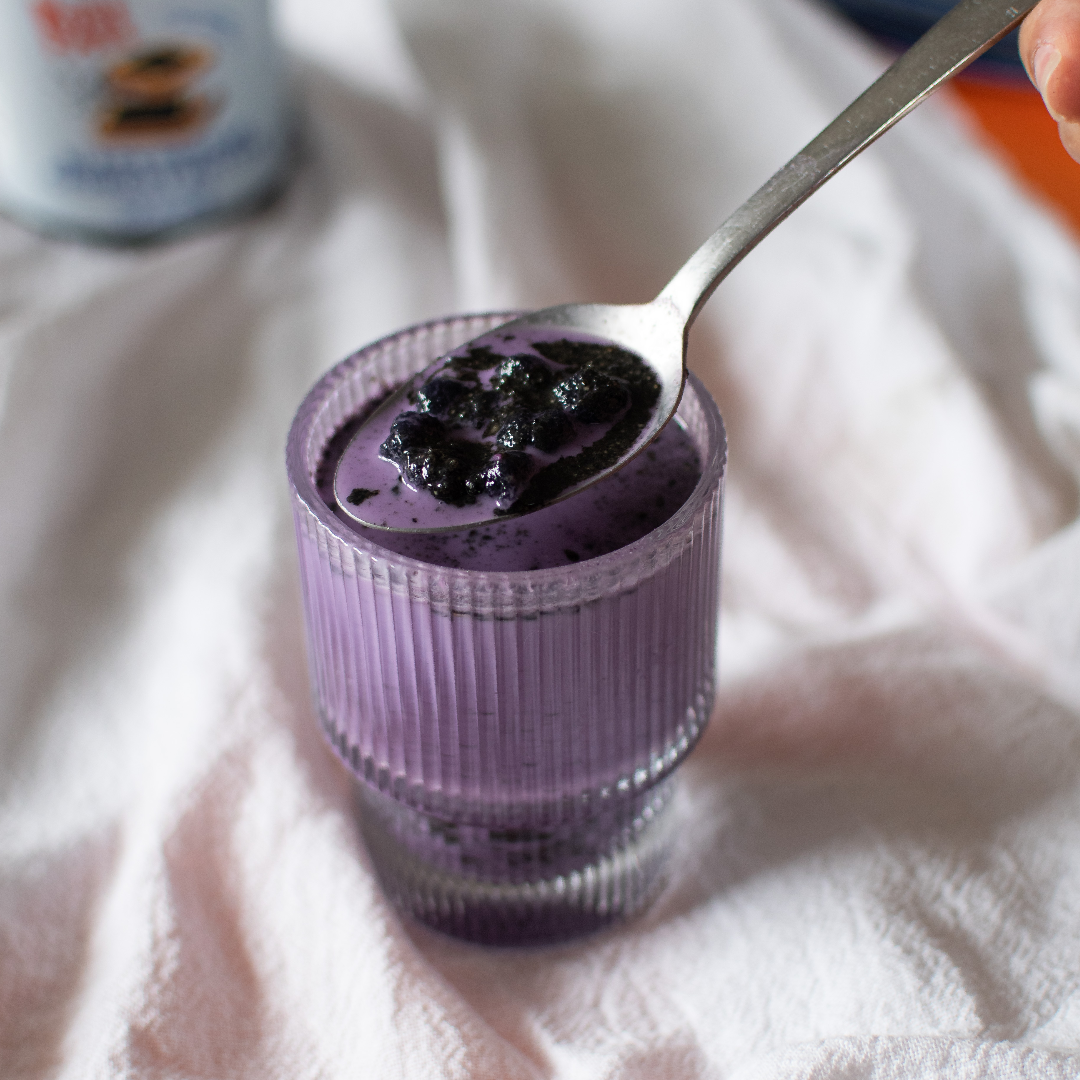 Black Sesame Ube Bubble Tea – Rooted Fare