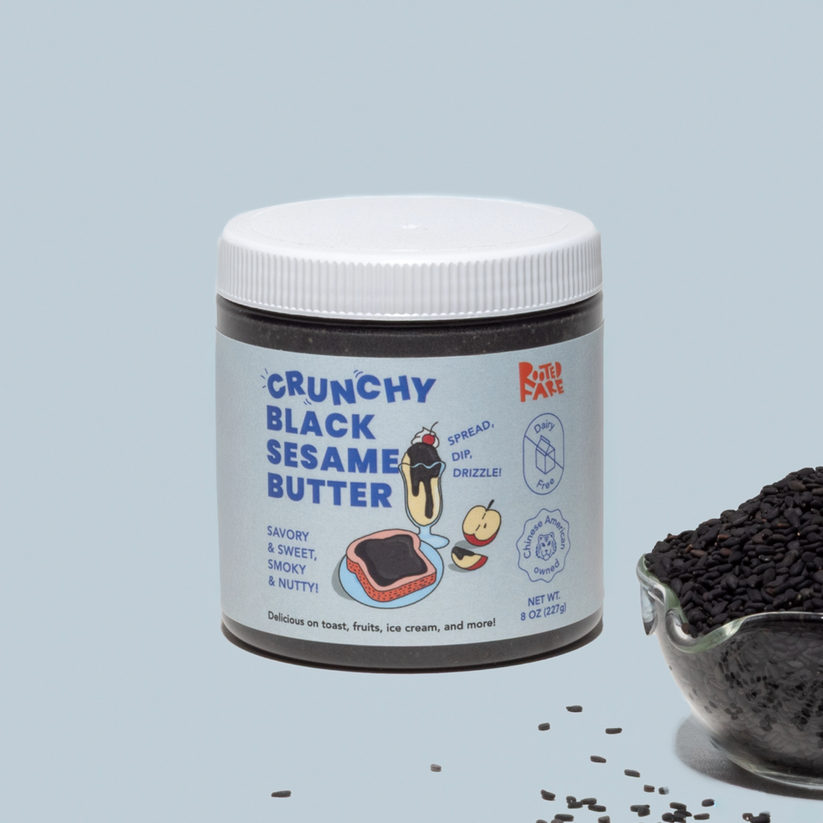 Crunchy Black Sesame Seed Butter & Paste | Rooted Fare