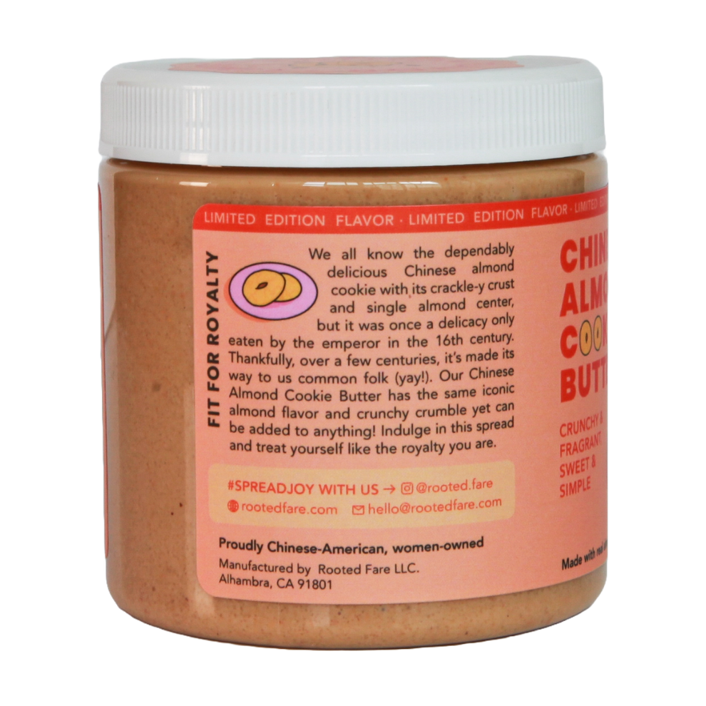 Chinese Almond Cookie Butter (DISCON'T) – Rooted Fare